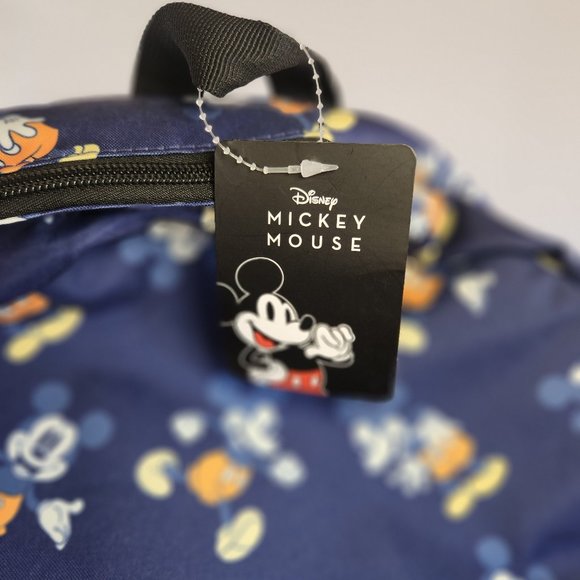 Disney | Bags | Disney Mickey Mouse Full Size Backpack Blue Nwt | Poshmark
